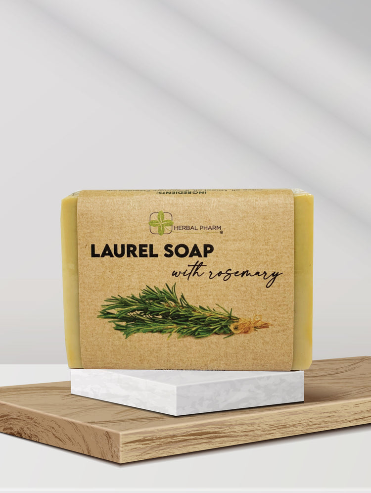 Aleppo Laurel Soap with Rosemary, 125g | Herbal Pharm Singapore