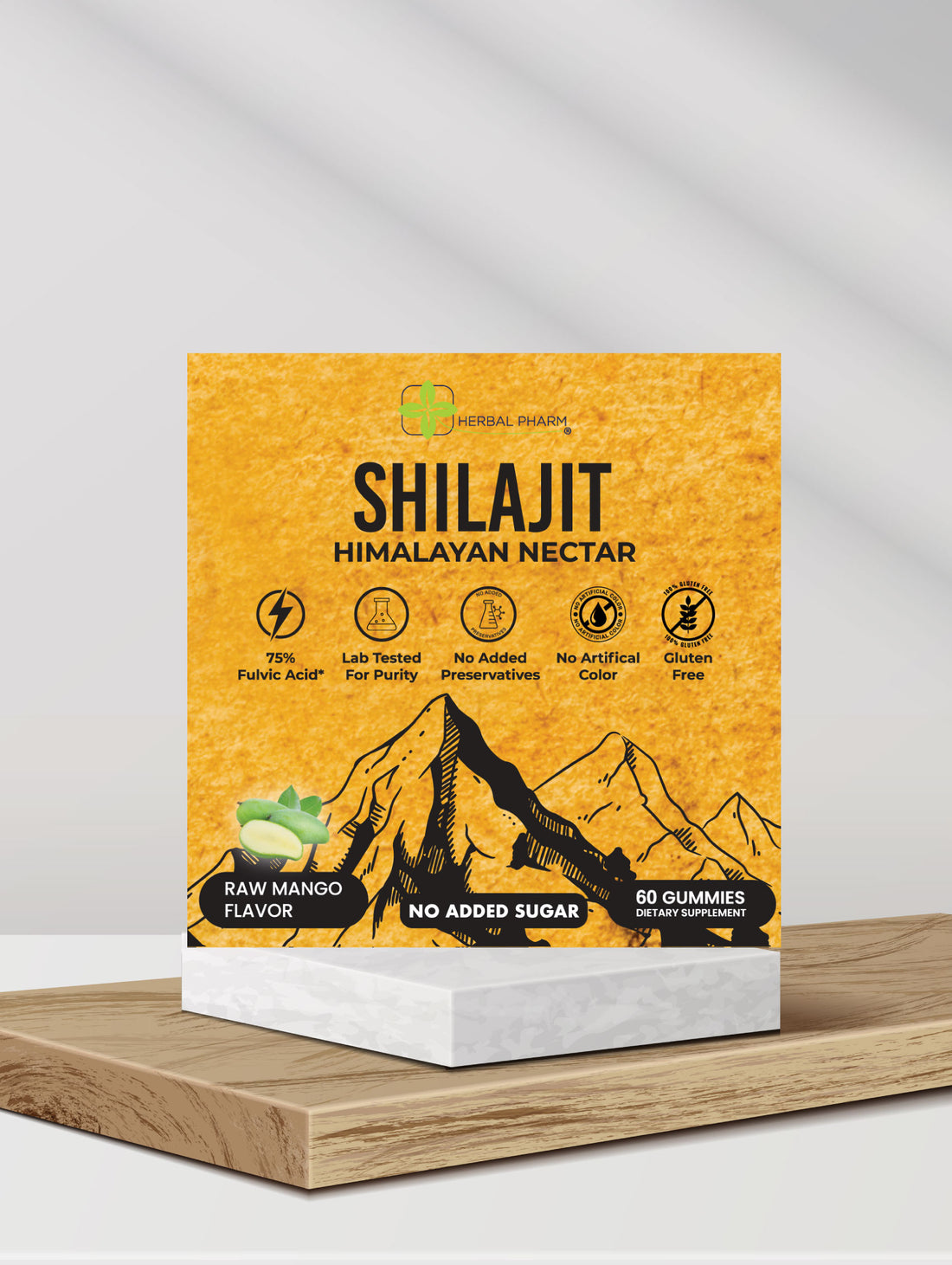 Shilajit Himalayan Nectar, 60 Gummies | Herbal Pharm Singapore